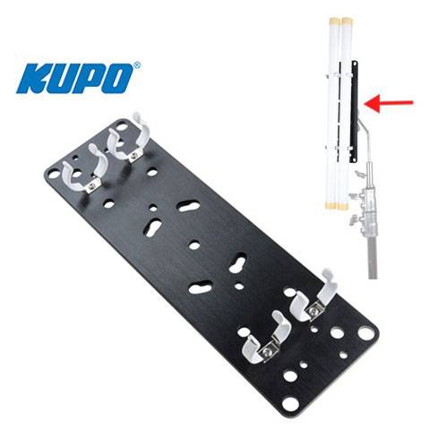 Kupo KG402012 Twist-Lock Mounting Plate for Two T12 Lamps | Camera2u ...