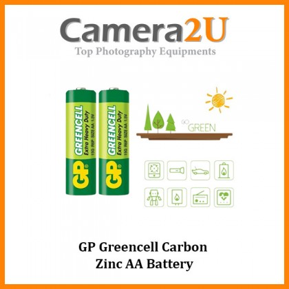 GP Greencell Carbon Zinc AA Battery | Camera2u Malaysia Top Camera ...