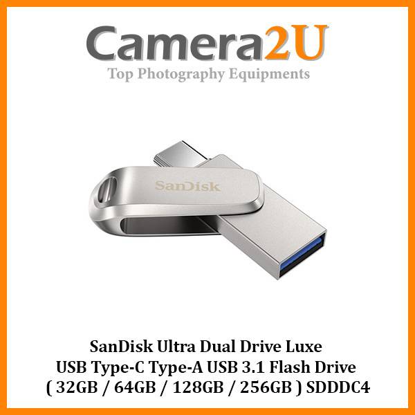 SanDisk 256GB Ultra Dual Drive Luxe USB Type-C to SDDDC4-256G-G46