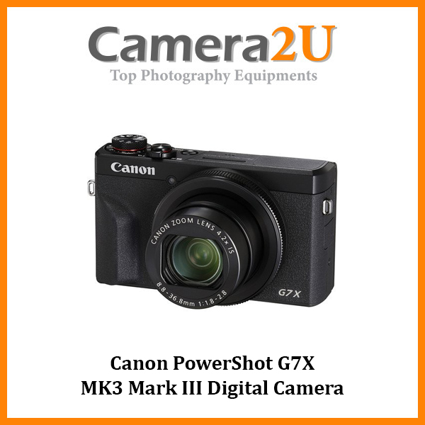 Canon PowerShot G7X MK3 Mark III Digital Camera +32GB (MSIA) | Camera2u ...