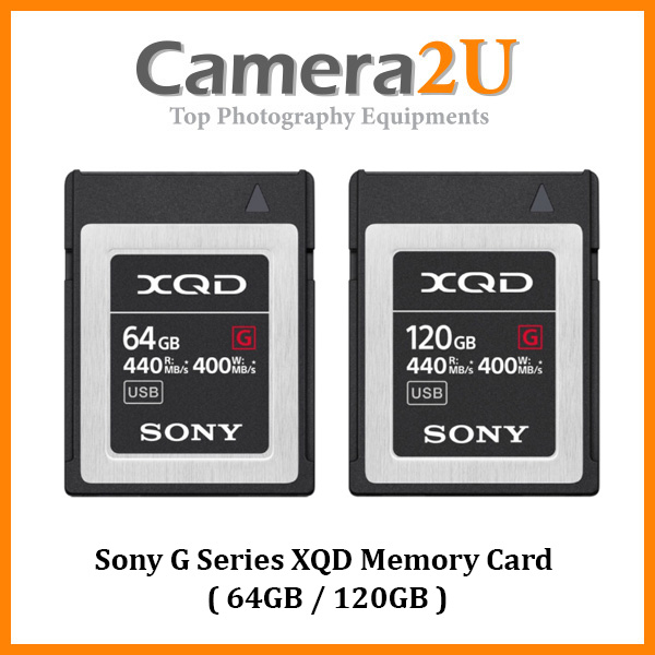Sony G Series XQD Memory Card ( 64GB / 120GB ) | Camera2u Malaysia Top ...