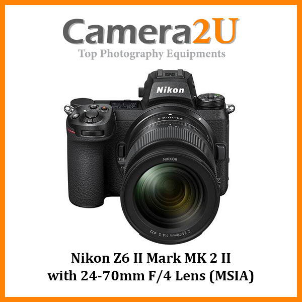 Nikon Z6 II Mark MK 2 II with 24-70mm F/4 Lens (MSIA) | Camera2u ...