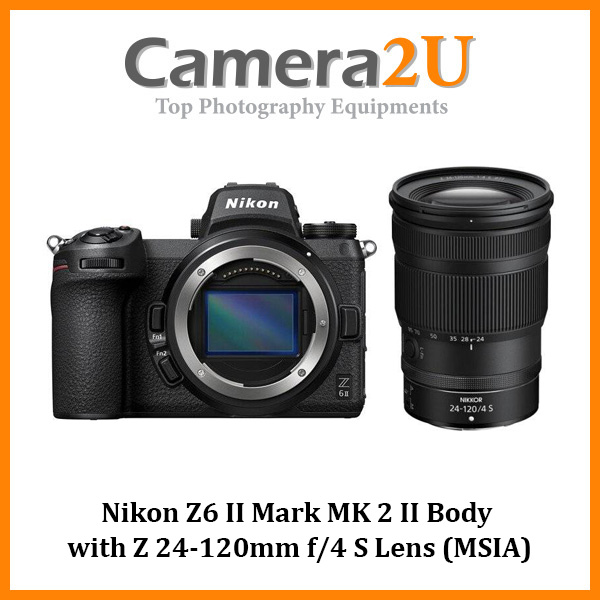 Nikon Z6 II Mark MK 2 II Body with Z 24-120mm f/4 S Lens (MSIA ...